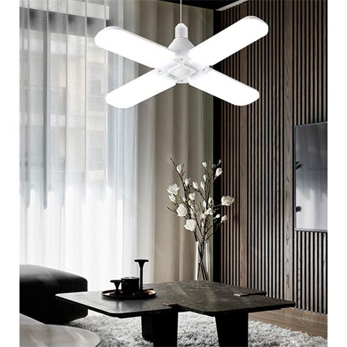 Bec LED elice cu 4 palete rabatabile pentru locuinta birou depozite ...