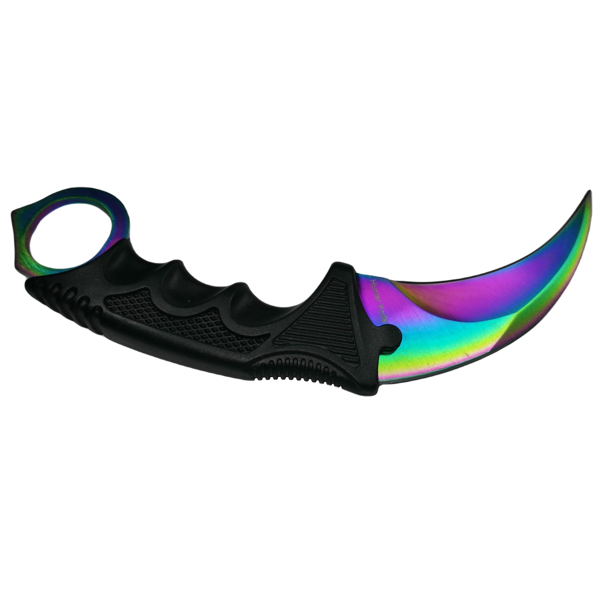 Cutit karambit, Rainbow Power, otel inoxidabil, 18 cm, multicolor ...