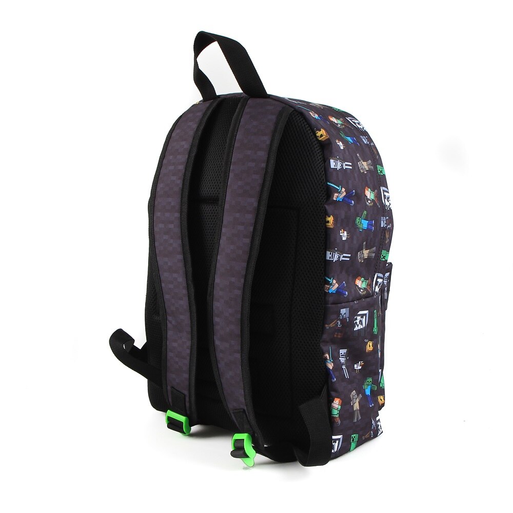 Ghiozdan scoala American MINECRAFT Style, 31 x 45 x 14 cm, Multicolor ...