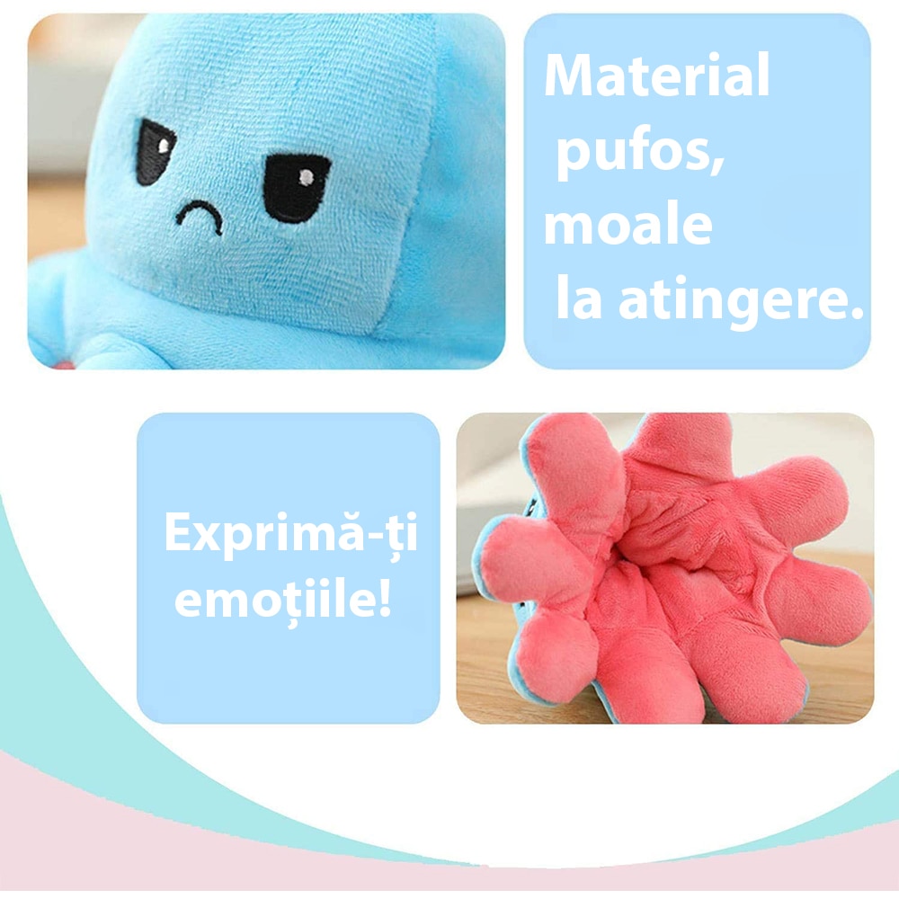 Caracatita Reversibila de Plus Zenuk® - Fata Fericita/ Fata Suparata ...