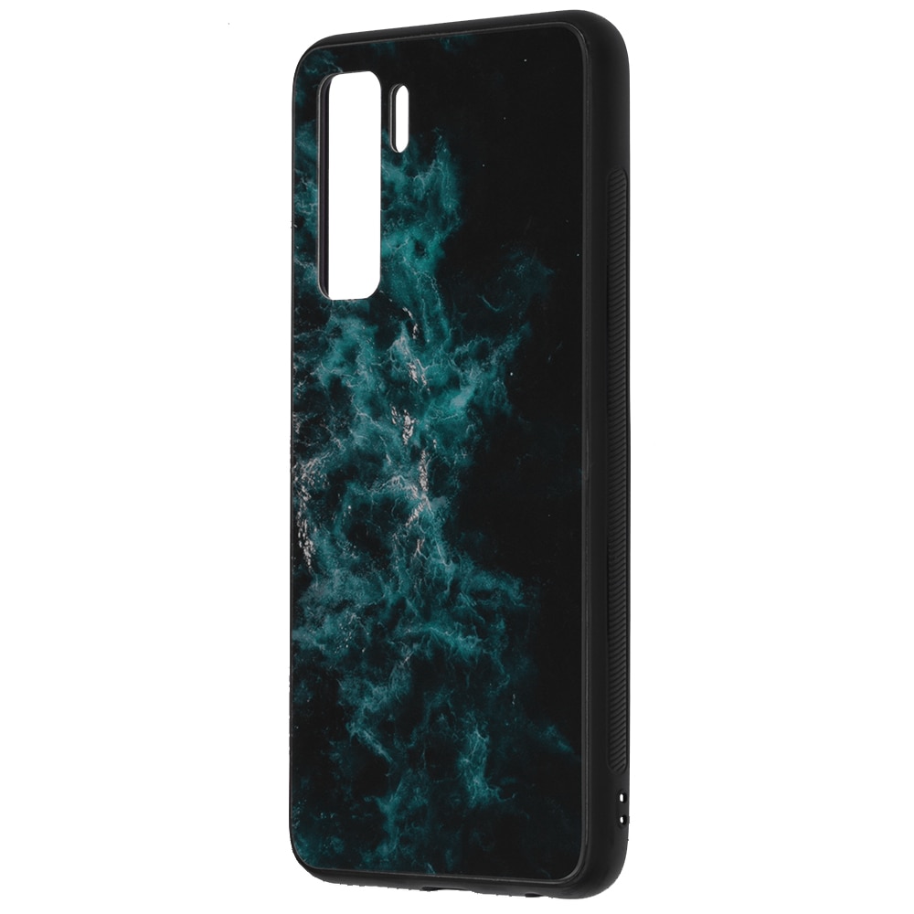 Кейс за Huawei P40 Lite 5G, поликарбонат, синя мъглявина - eMAG.bg