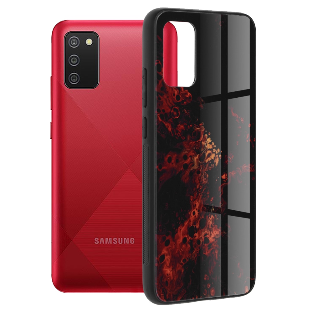 Samsung Galaxy A02S Atlantic Glaze Red Nebula tok - eMAG.hu