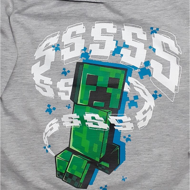 Hanorac Minecraft Mojang Creeper... Sssss..., 8 ani/128 cm, maneca ...