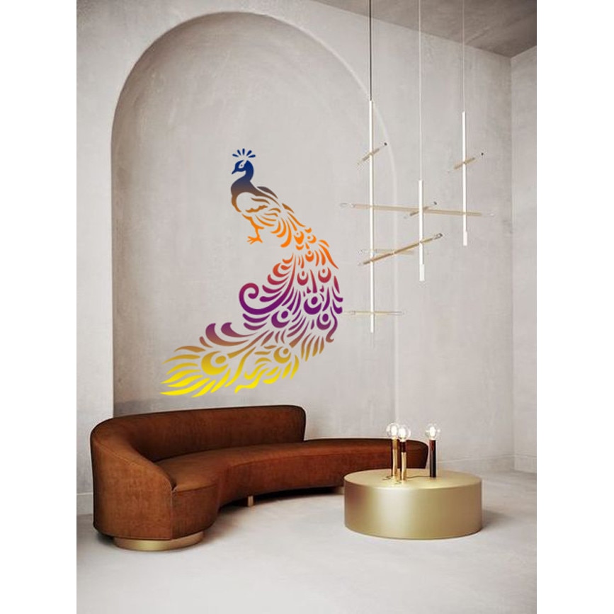 Sablon 89x59cm grosime 0.5mm Paun Peacock SP116 - eMAG.ro