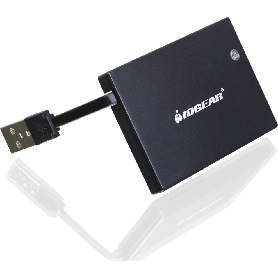 Cititor portabil de carduri inteligente IOGEAR GSR203, Negru - eMAG.ro