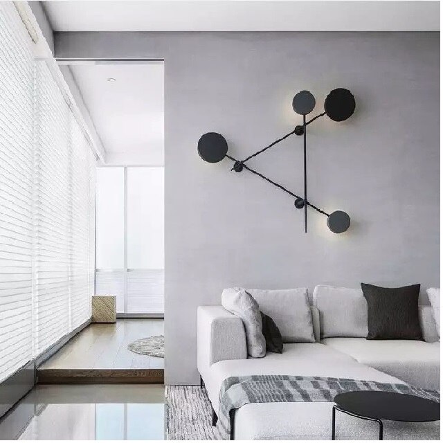 Aplica moderna, de culoare negru, cu 4 becuri, model Maxi - eMAG.ro