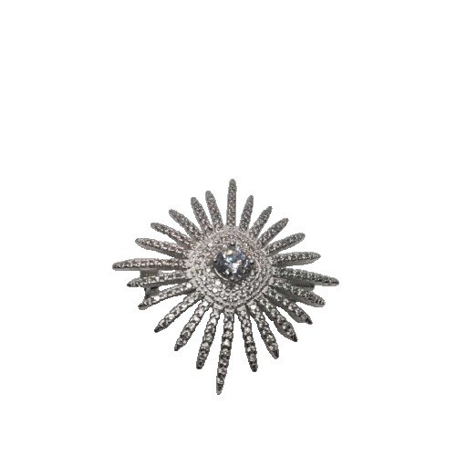 Brosa din Argint 925 Soare cu Zirconii - eMAG.ro