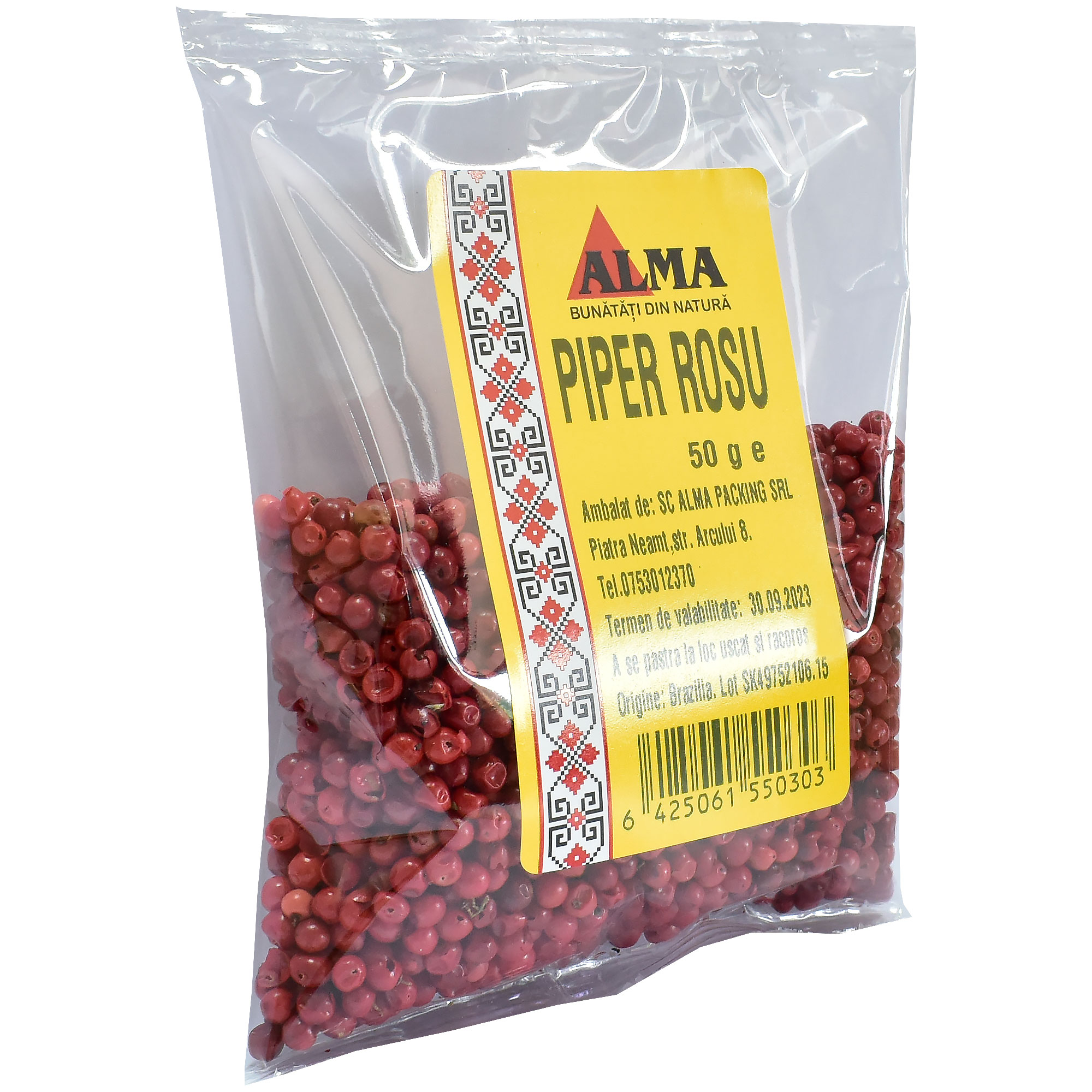 Piper rosu boabe, Alma, 50g - eMAG.ro