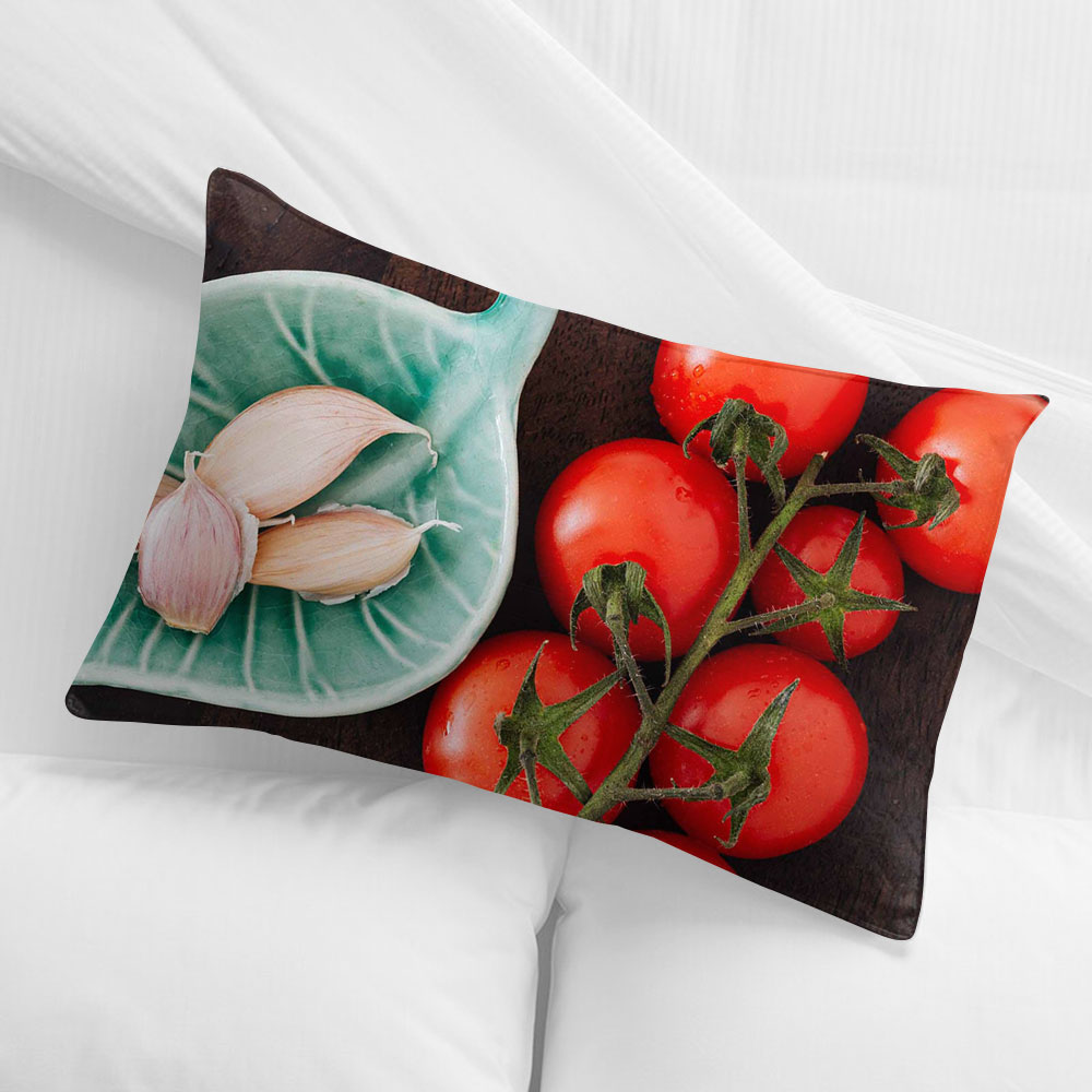 Dekoratív párna Art Star, Kis paradicsom és fokhagyma, Kulináris ...