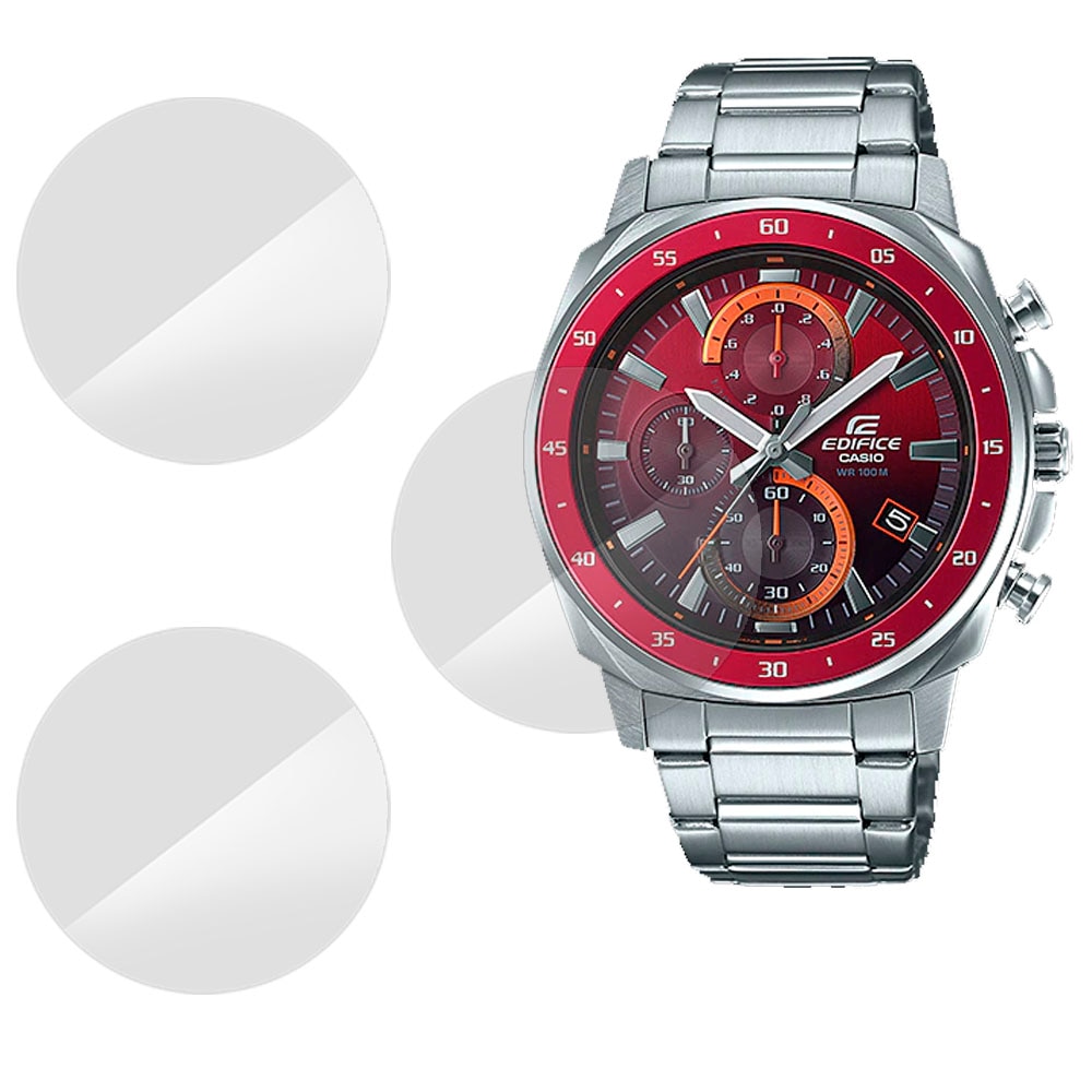 Set 3 folii SILKASE pentru Casio EFV-600D-4A, silicon, regenerabil ...