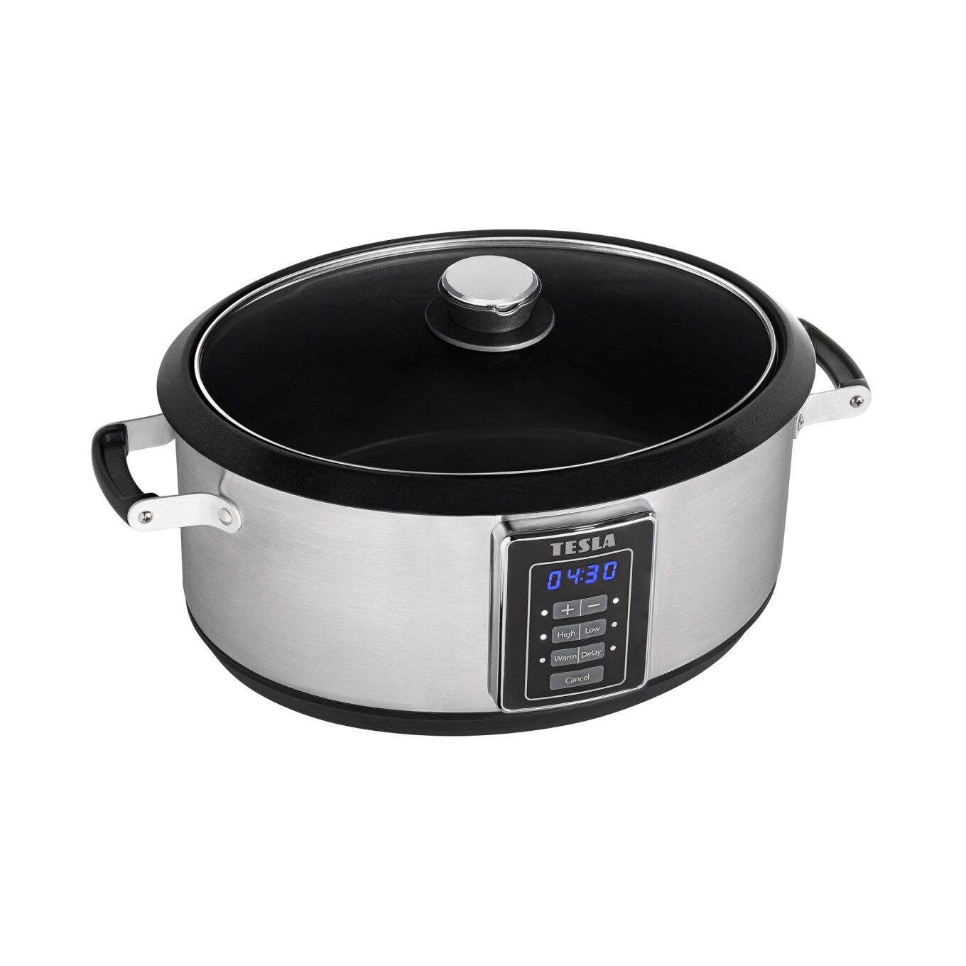 Slow cooker digital TESLA Slowcook S700, 6.5L, 300W - eMAG.ro