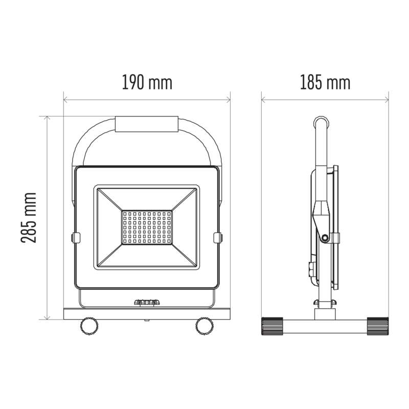 Proiector LED, Emos, 20W, Alb/Negru - eMAG.ro