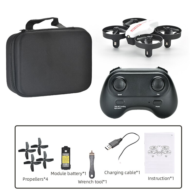 Mini drona pentru copii, One Key Land, 3D Flip, Auto Hovering, RC, 3 ...