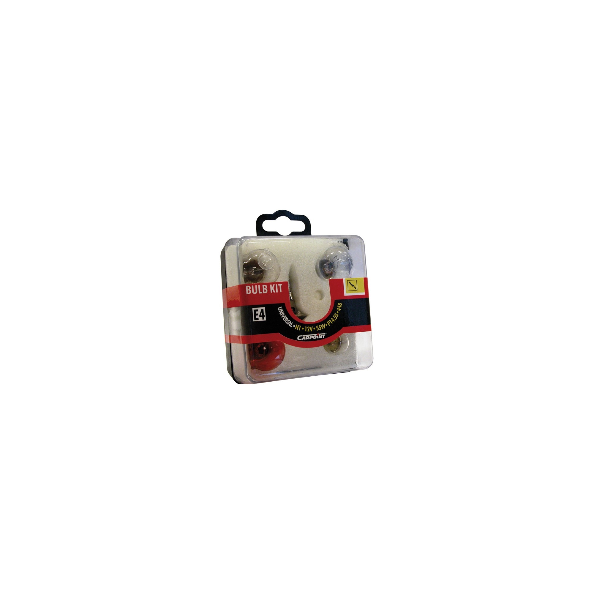 Trusa becuri auto si sigurante Carpoint cu bec halogen H1 12V 55W, 5 ...