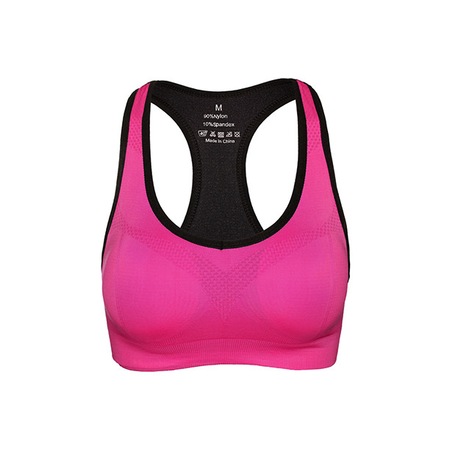 Bustiera Sport pentru Femei cu Burete, Roz, S INTL - eMAG.ro