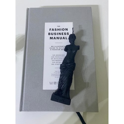 Lumanare stil statueta Venus negru, handmade 16cm - eMAG.ro