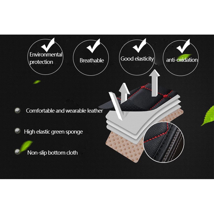 Set 3 huse scaun auto pentru sezut, piele ecologica crem - eMAG.ro