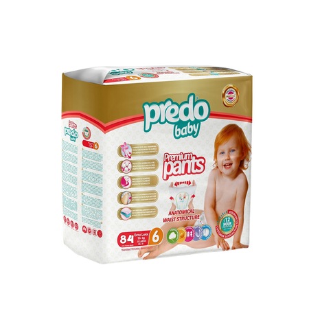 Пелени-гащички Predo, Размер 6, 15+ кг, 84 броя - eMAG.bg