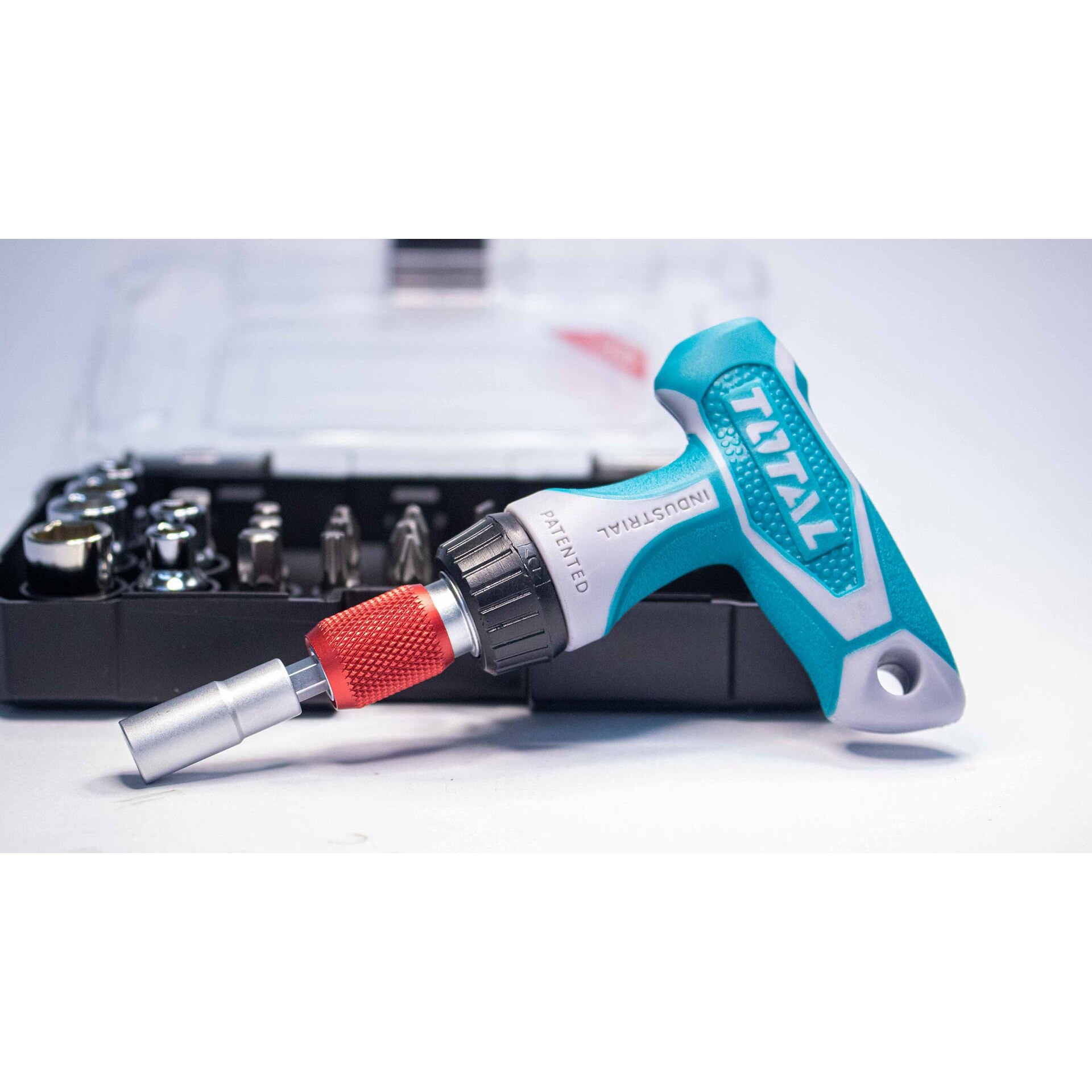 Set surubelnita cu biti, Total Tools, 24 piese, Albastru - eMAG.ro