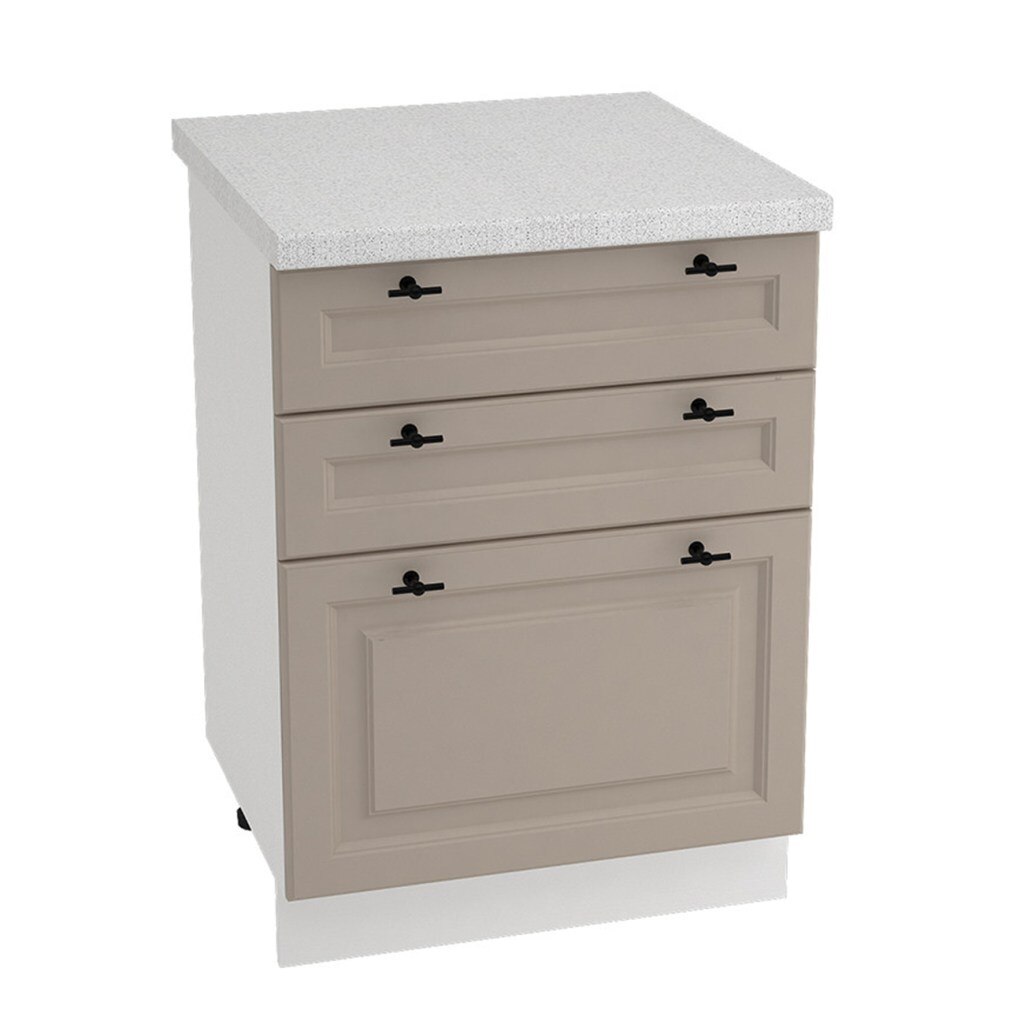 Corp inferior 3 sertare N 603 Nisa Royal omnia MDF vopsit 600 mm - eMAG.ro