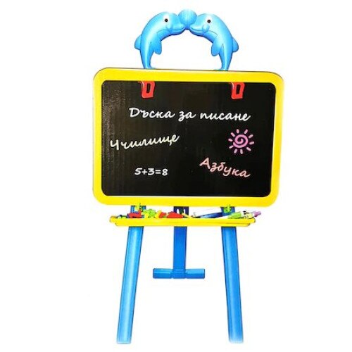 Tabla magnetica, Cu litere si cifre, Pentru scris si desen, 90x47x40 cm ...