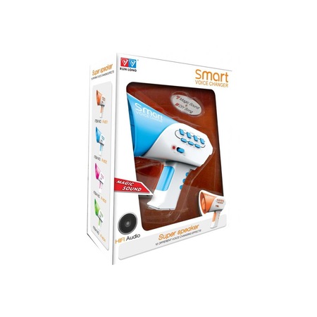 Megafon, Distorsiune sunet, Alb/Albastru - eMAG.ro