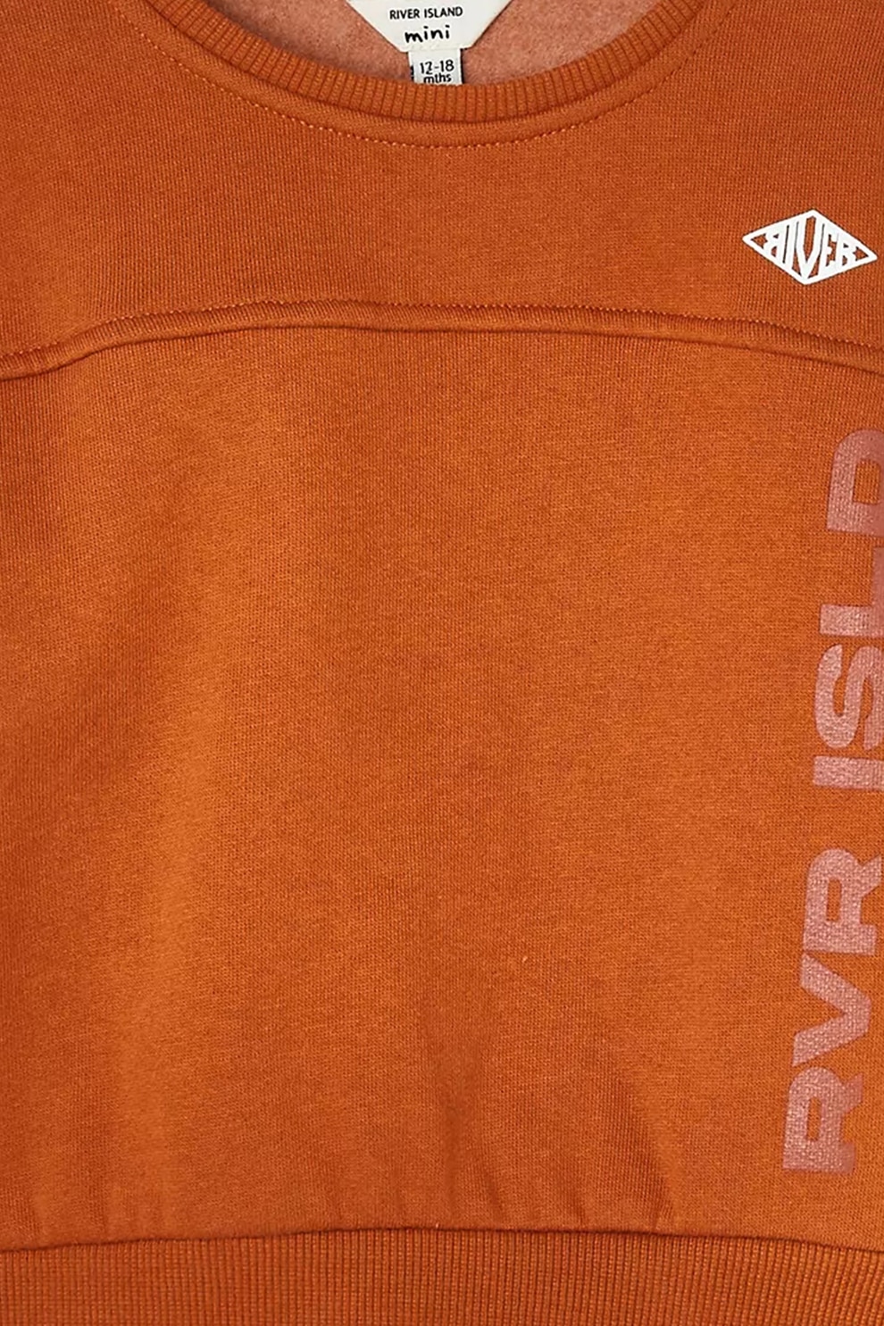 RIVER ISLAND, Спортен екип с цветен блок, Черен/Кафяв, 75 CM Standard ...