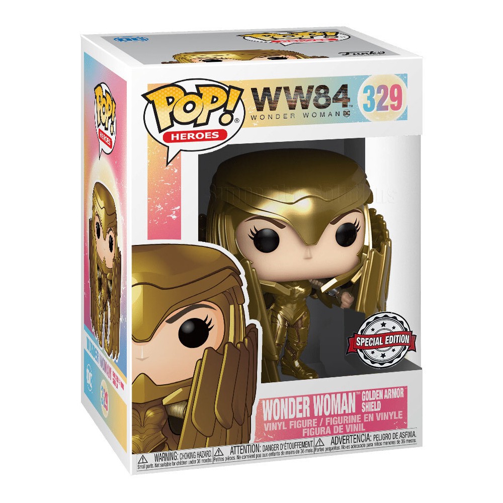 Funko Pop Figure Wonder Woman 1984 - WW Gold Shield - eMAG.bg