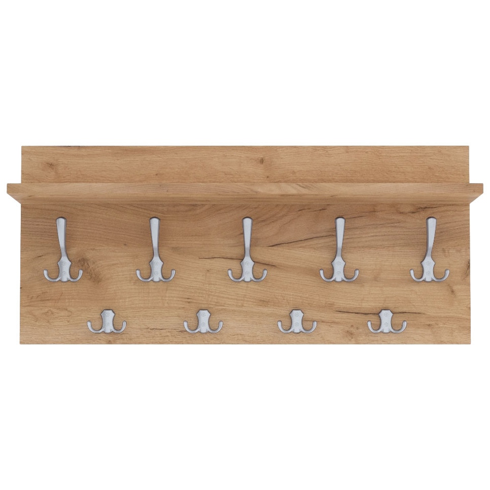 Cuier Verti, MDF, 40x90 cm, Aluminiu/Auriu - eMAG.ro