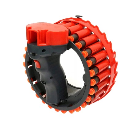 Arma automata Growler 28 impuscaturi negru/rosu - eMAG.ro