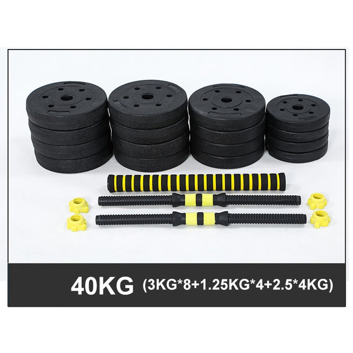 Set gantere reglabile FitTronic® 40 kg FG40 - eMAG.ro