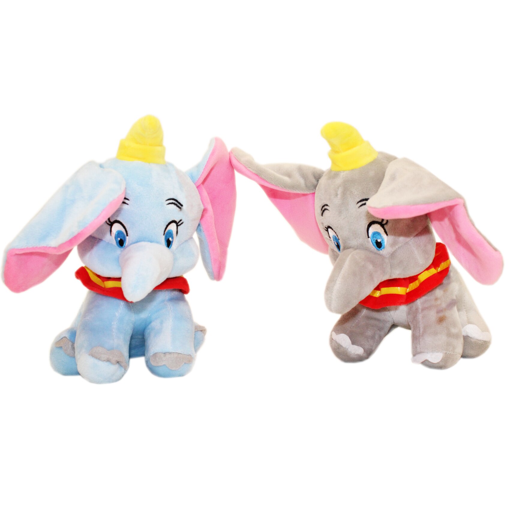 Set 2 jucarii de plus cu sunet, elefantul Dumbo, 20x25 cm, Recostore ...