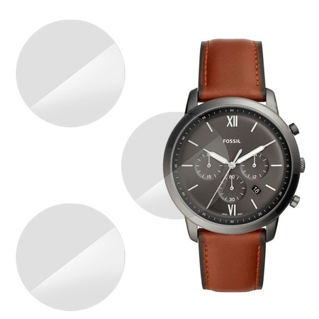 Set 3 folii SILKASE pentru Fossil FS5512, silicon, regenerabil, Full ...