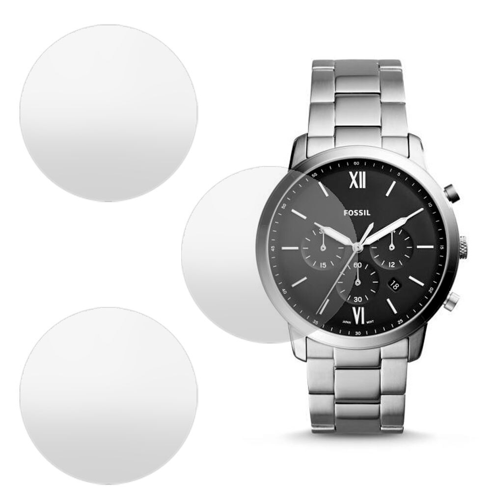 Set 3 folii mate SILKASE pentru Fossil FS5384, silicon, regenerabil ...