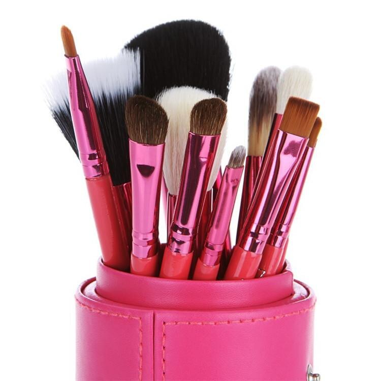 Set 12 pensule machiaj Cosmetic - Make-up Profesional - eMAG.ro