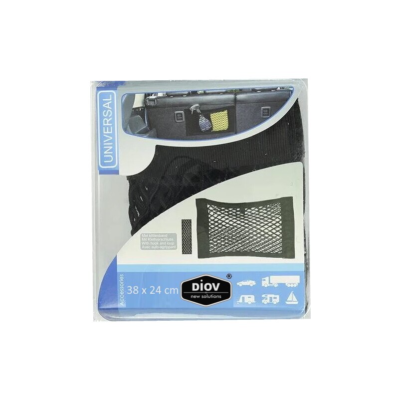 Plasa elastica, organizator portbagaj tip buzunar 40cm x 25cm cu scai ...