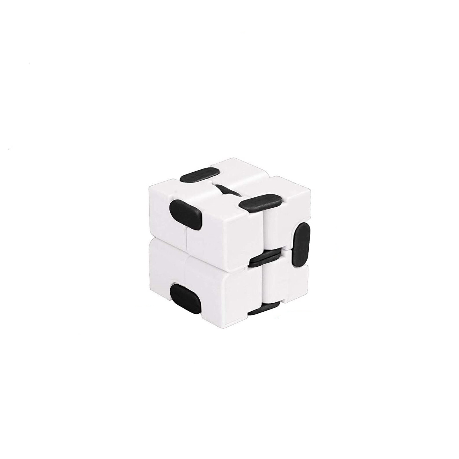 Cub antistres, Fidget Toy, Infinity Magic Cube, Alb, 4x4x4 cm - eMAG.ro