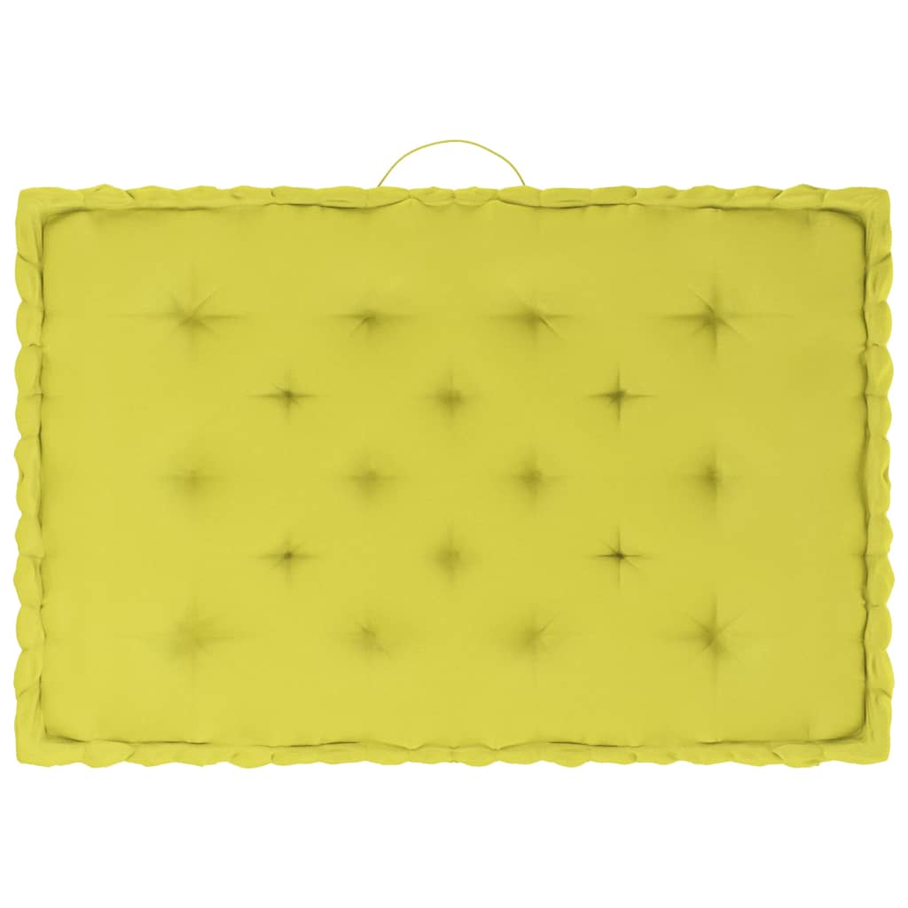 Set perne de podea pentru paleti, 5 buc, verde mar, bumbac 3068628 ...