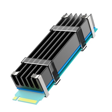 Radiator M.2, 10 mm Grosime, Pentru SSD PCIe 2280 M.2, Negru - eMAG.ro