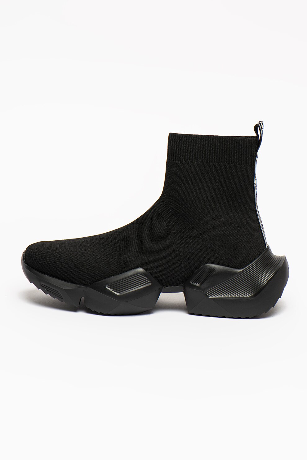 Versace Jeans Couture, Pantofi sport slip-on Gravity, Negru/Auriu, 44 ...