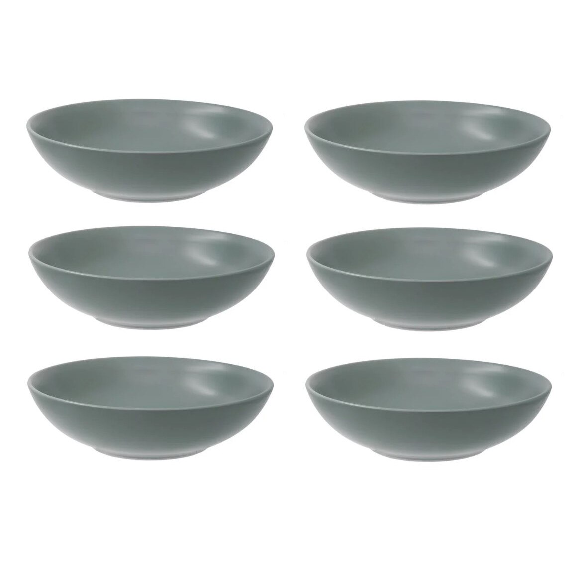 Set 6 castroane din ceramica pentru servire, 600 ml, Gri - eMAG.ro