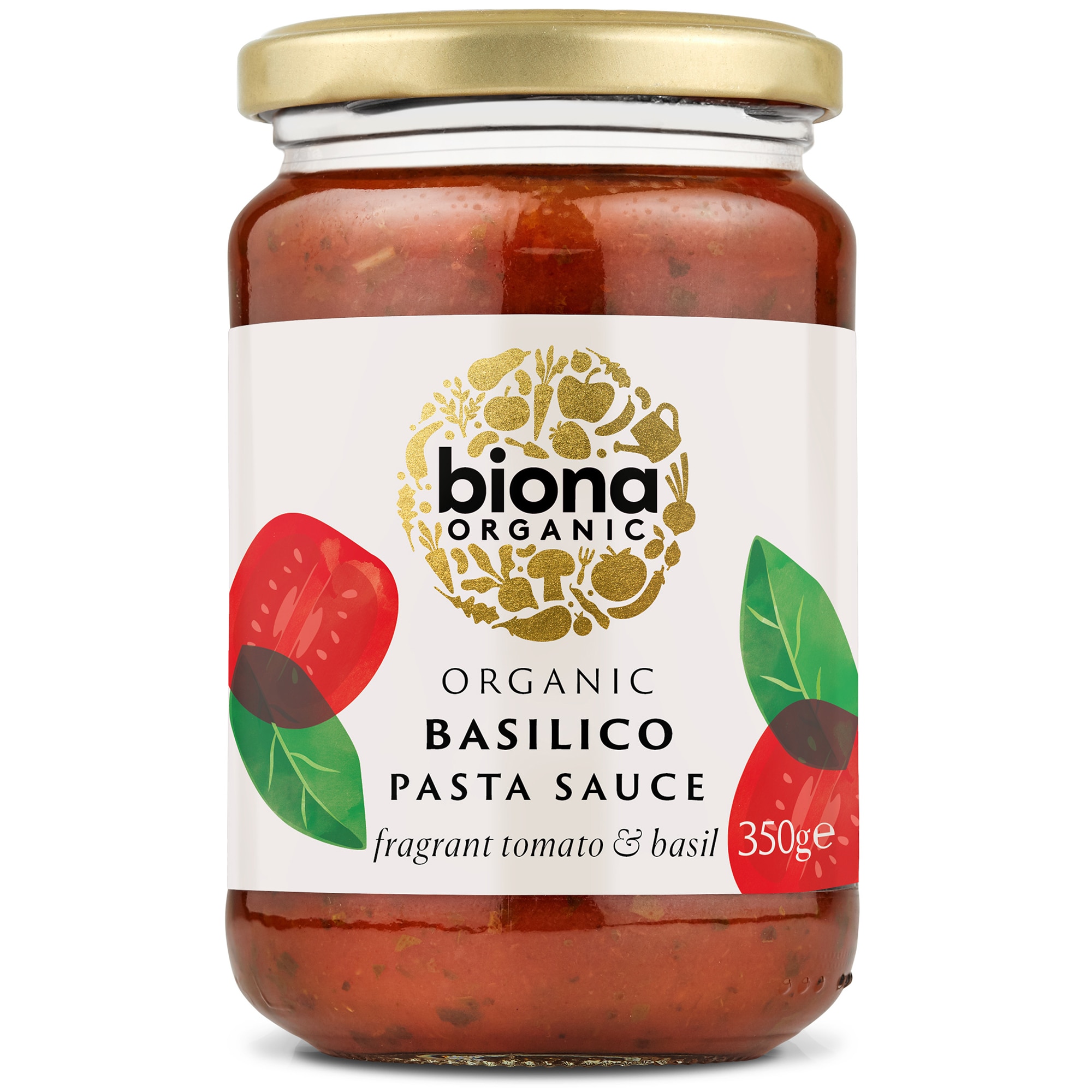 Sos basilico cu busuioc bio Biona, 350g - eMAG.ro