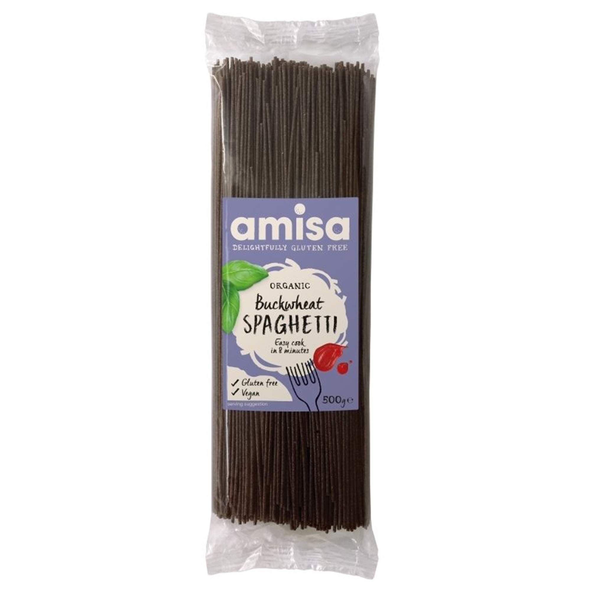 Spaghetti din hrisca fara gluten bio Amisa, 500g - eMAG.ro