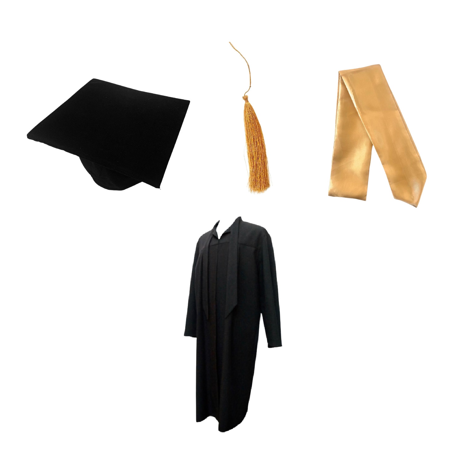 Set absolvire, roba,toca si esarfa, pentru studenti, marime universala ...