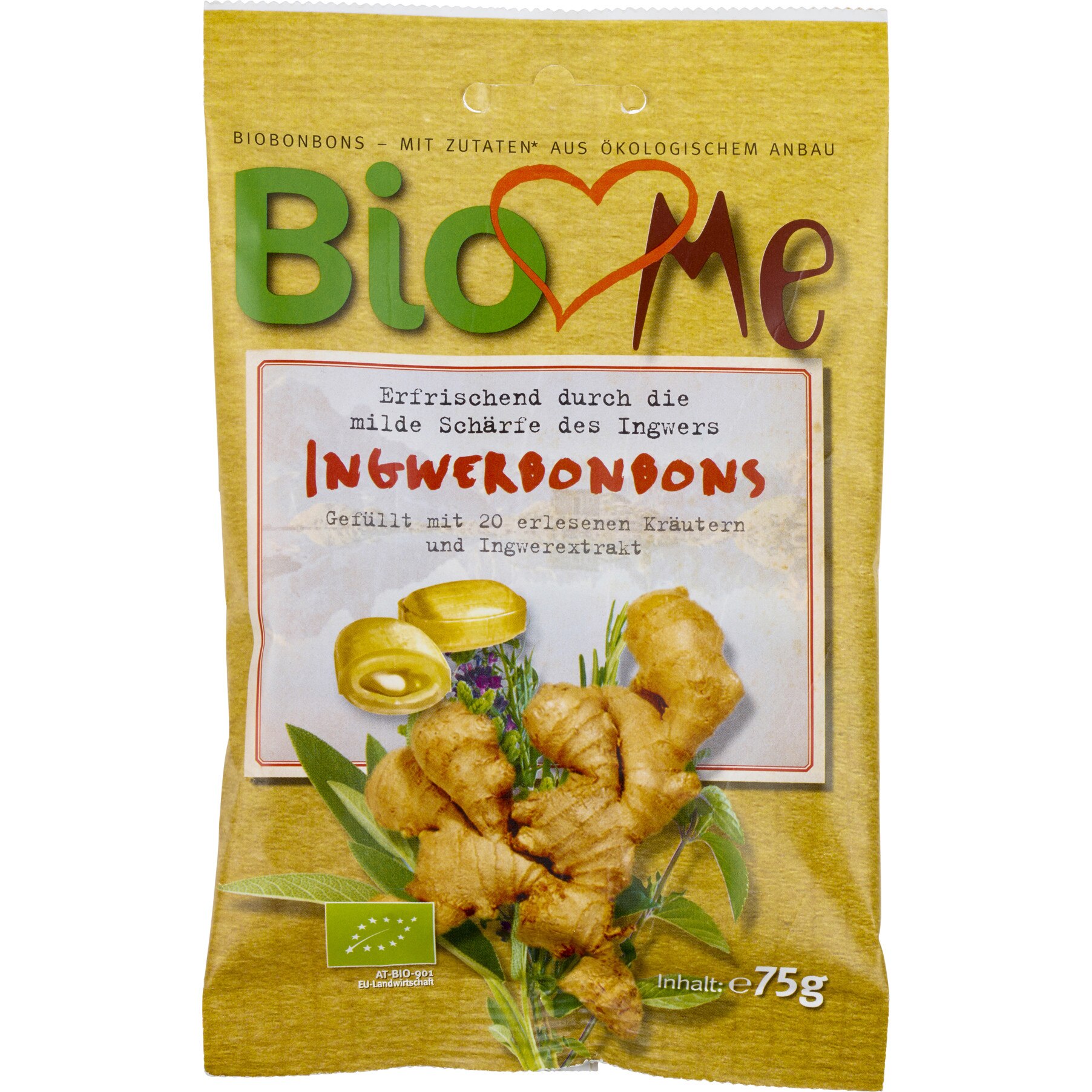 Bomboane cu ghimbir, BIO Loves Me, bio, 75g - eMAG.ro