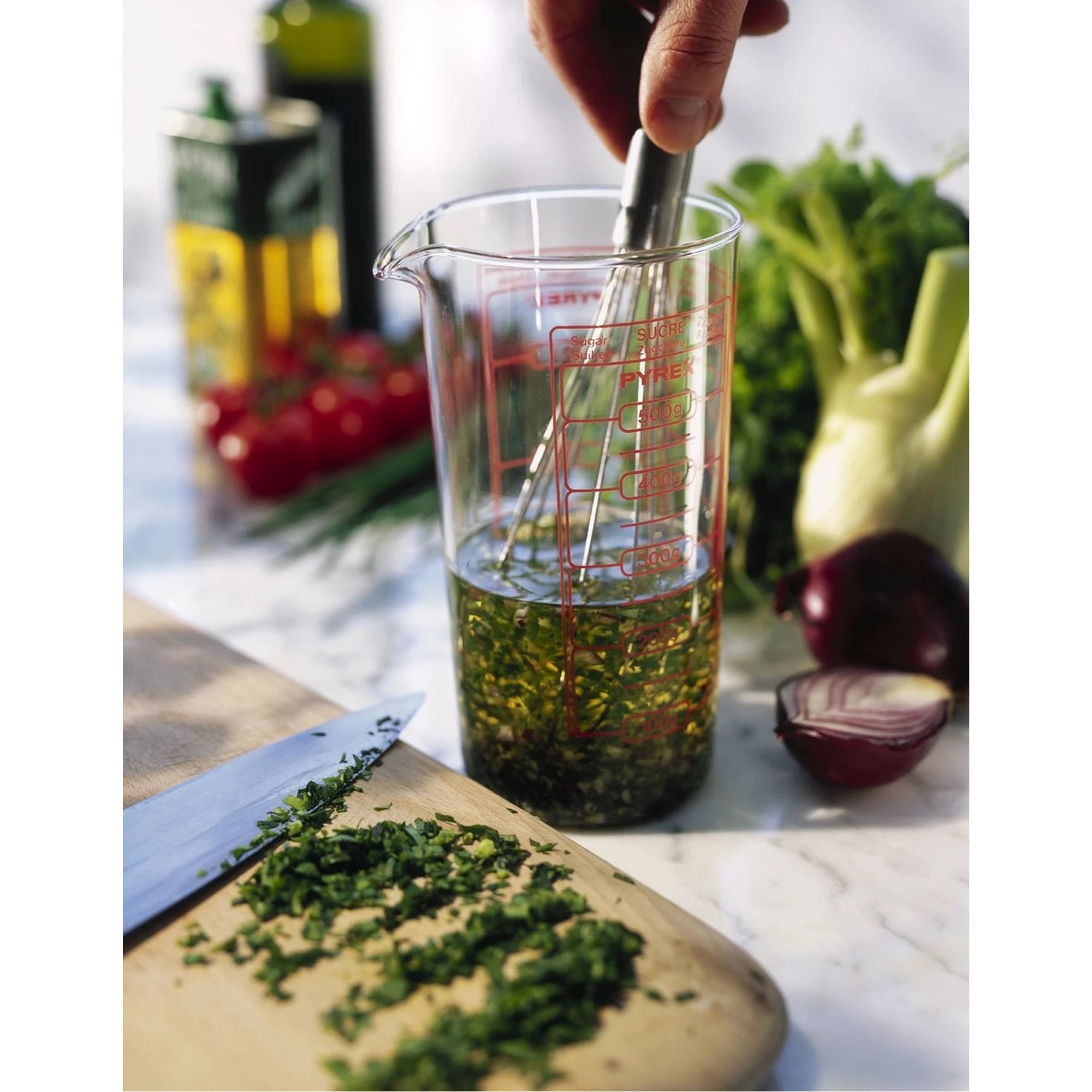 Pahar gradat, sticla, 500 ml, 9x17 cm, Pyrex - eMAG.ro