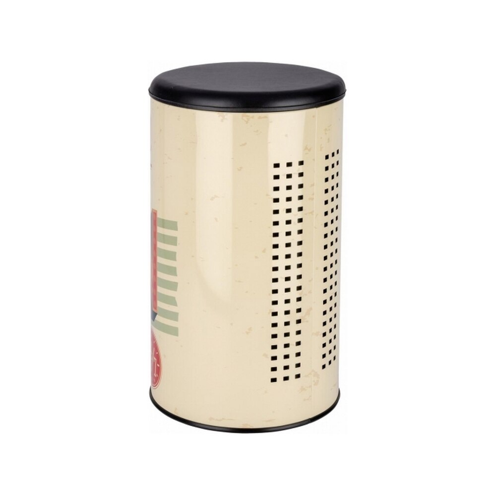 Cos de rufe cu taburet, Wenko Vintage Open, 54 l, Multicolor - eMAG.ro