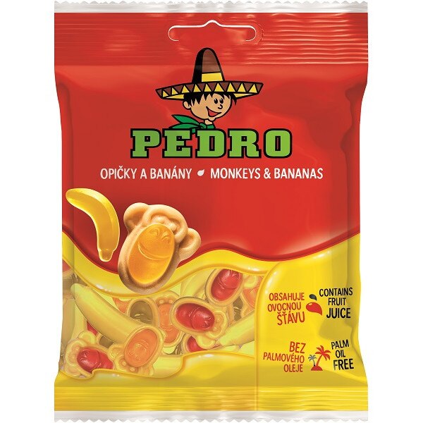 Pedro 80G Monkey&Bananas Gumicukor PEDR1010 - eMAG.hu