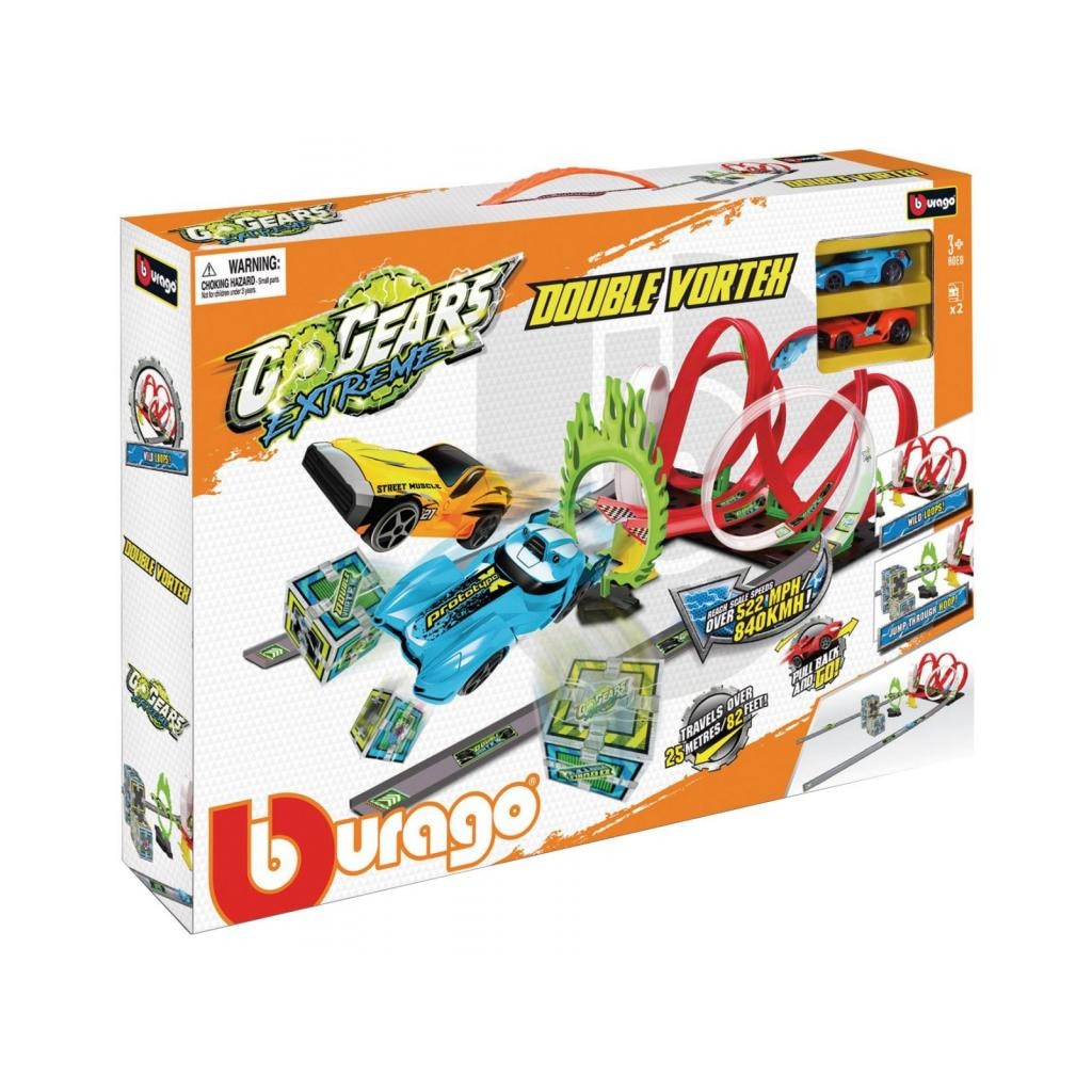 Set autostrada masini si 2 masini, BBurago, 25 metri - eMAG.ro