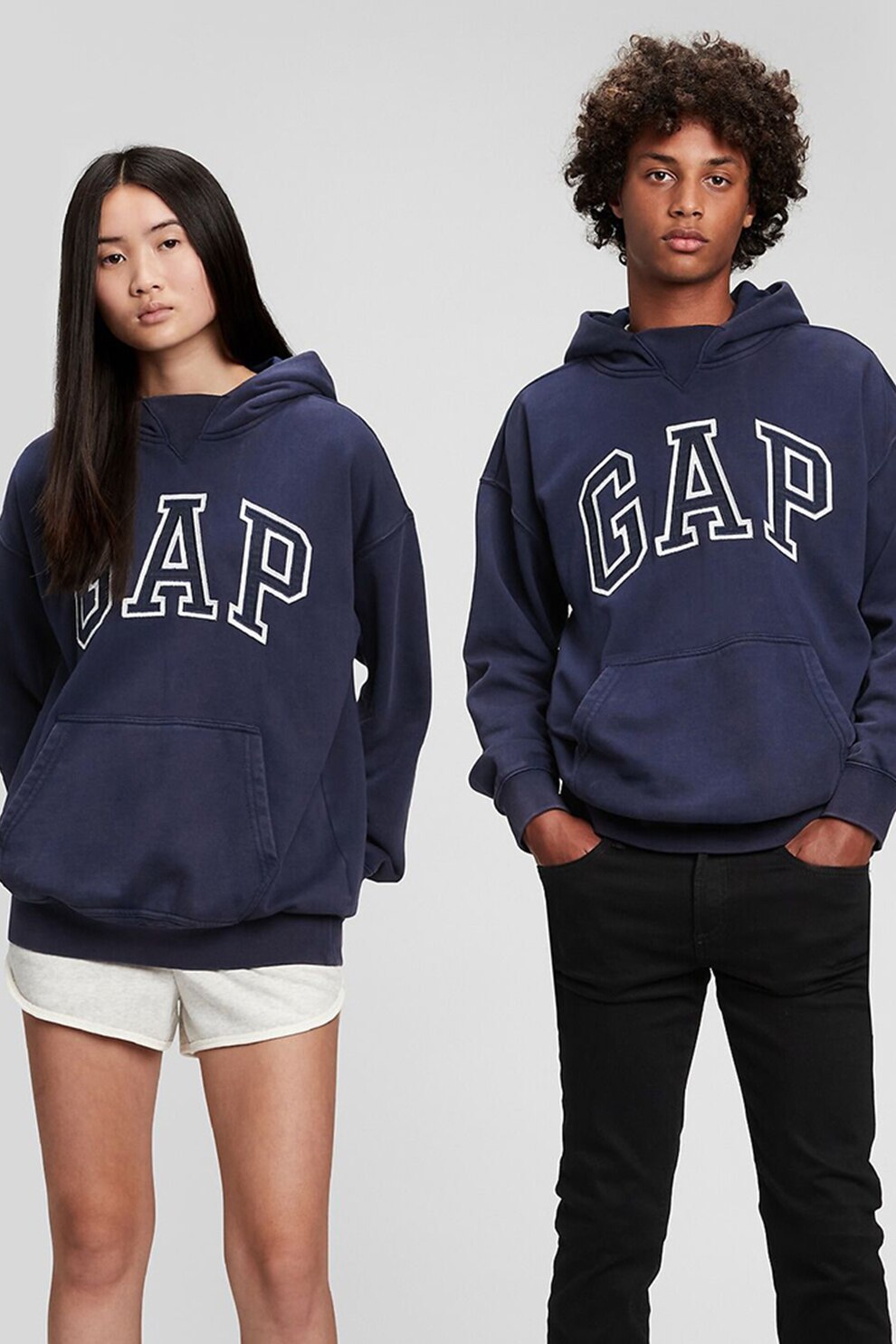 GAP, Hanorac cu logo supradimensionat, Bleumarin, 155-160 CM - eMAG.ro